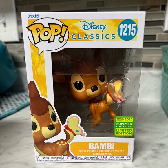 Funko | Other | Funko Pop Bambi Summer 222 Convention Exclusive 215 ...
